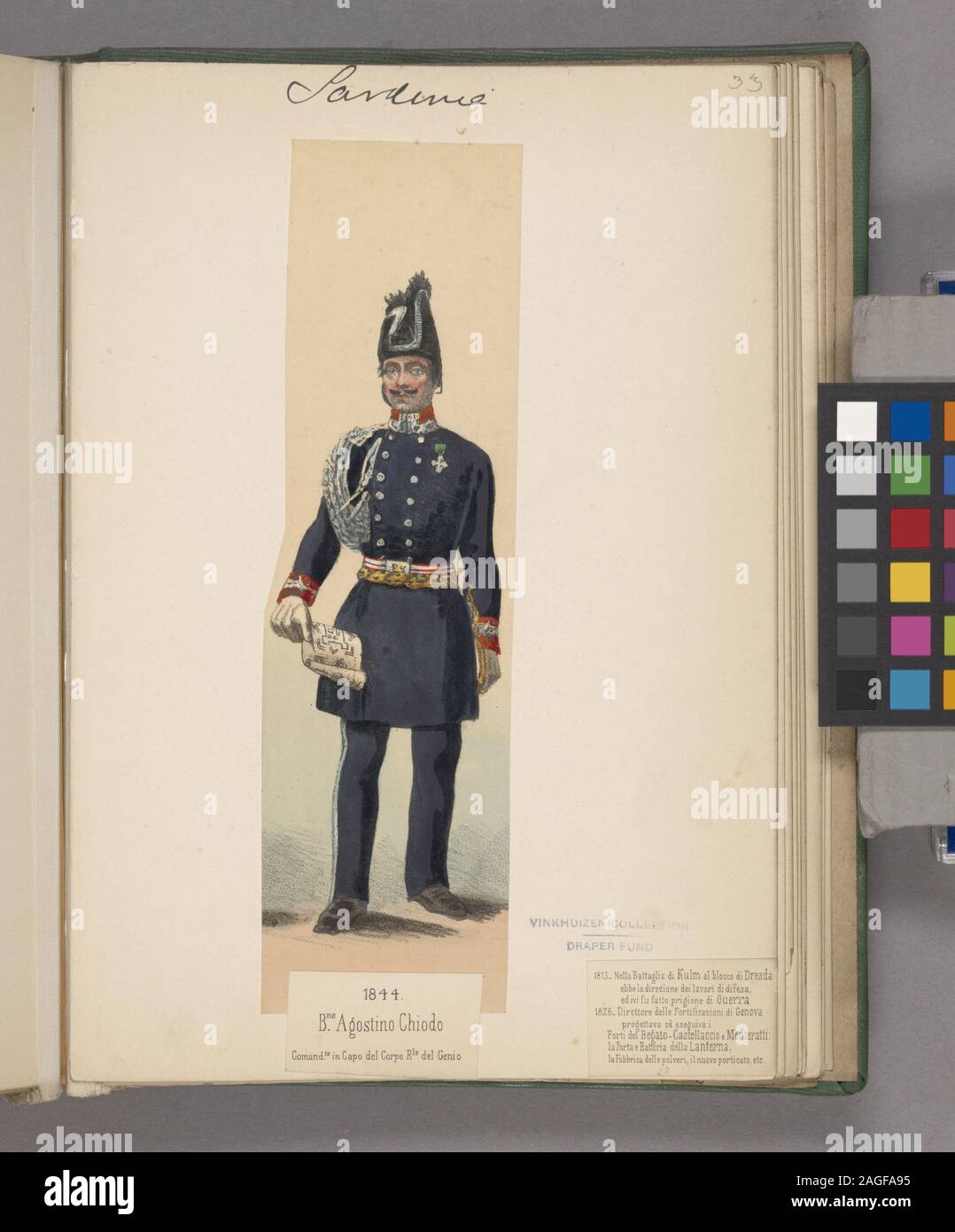 Italy Italian soldier. Sardinia, 1843-1845; Italy Italian soldier ...