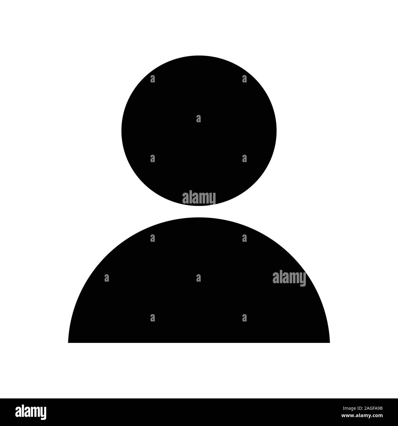 User Icon in trendy flat style isolated on White background. User ...