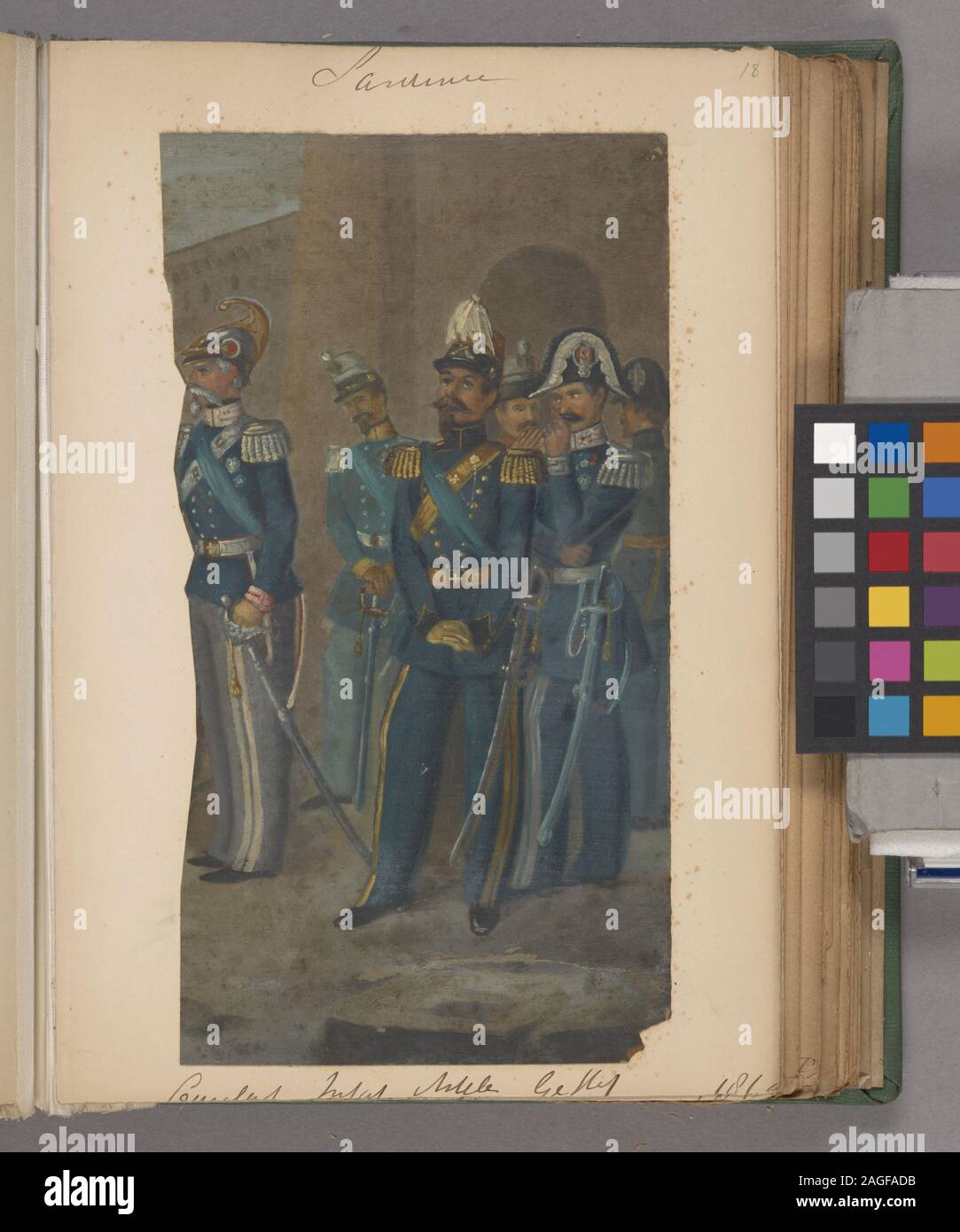 Italy Italian soldier. Sardinia, 1846-1850; Italy Italian soldier ...