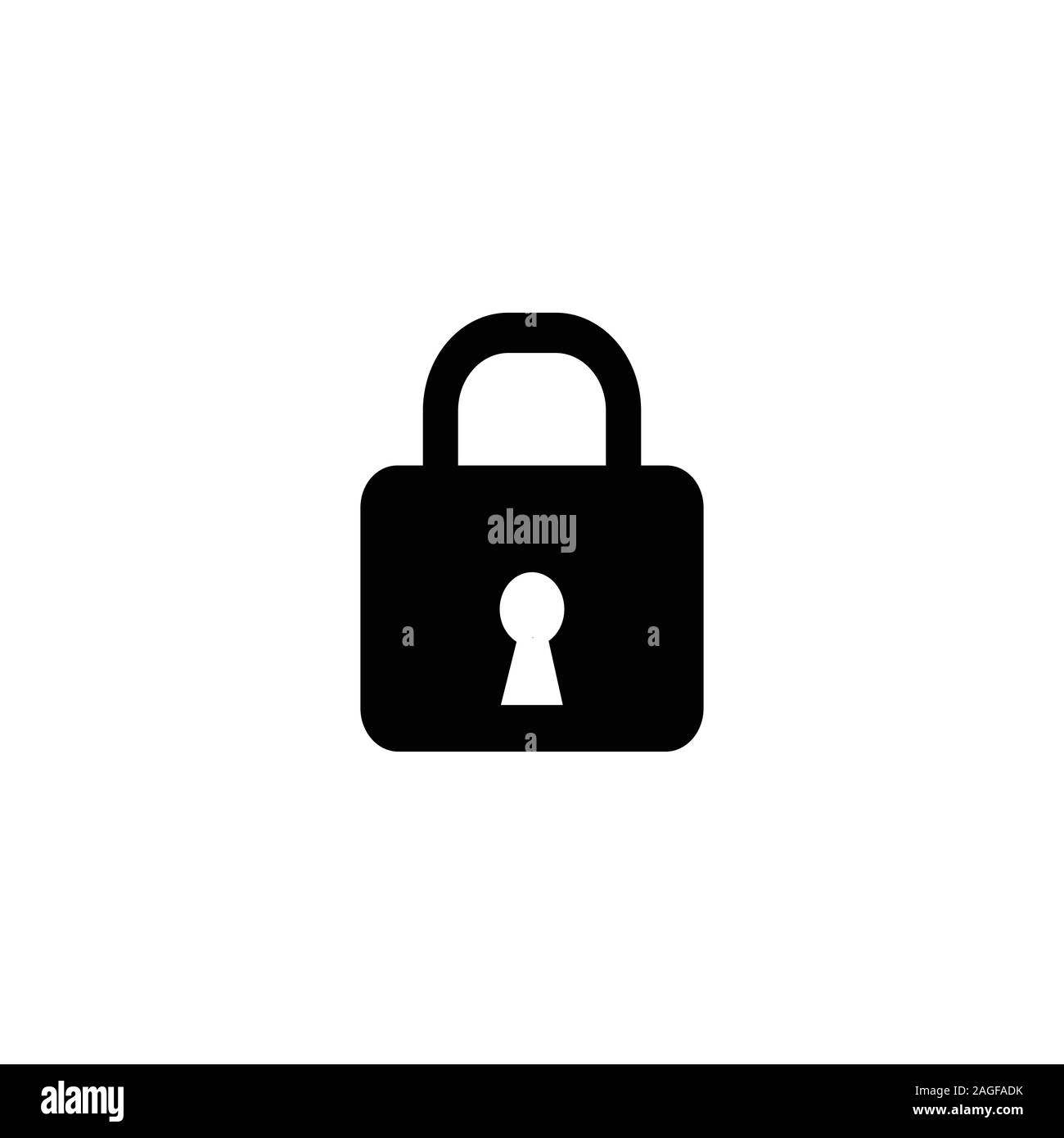 lock icon symbol , Locker trendy flat style isolated on white ...