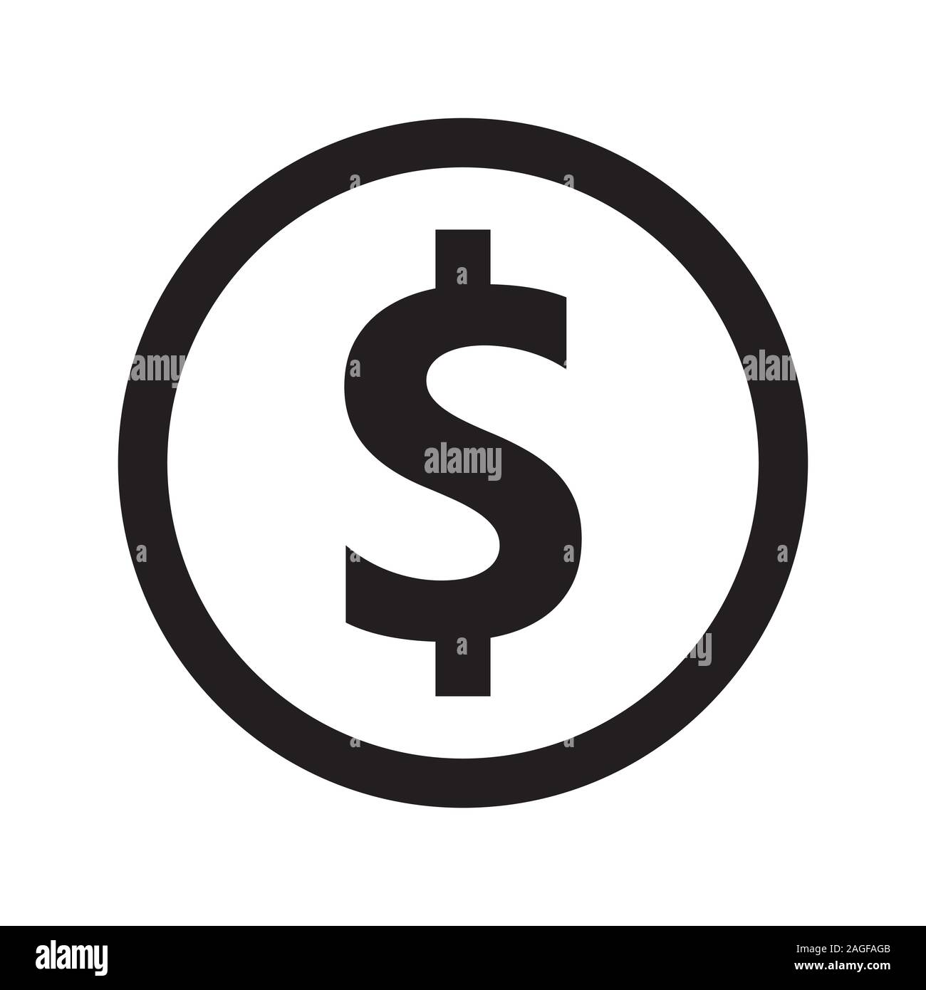 money vector icon, money symbol, money dollar symbol, Money icon. Black ...