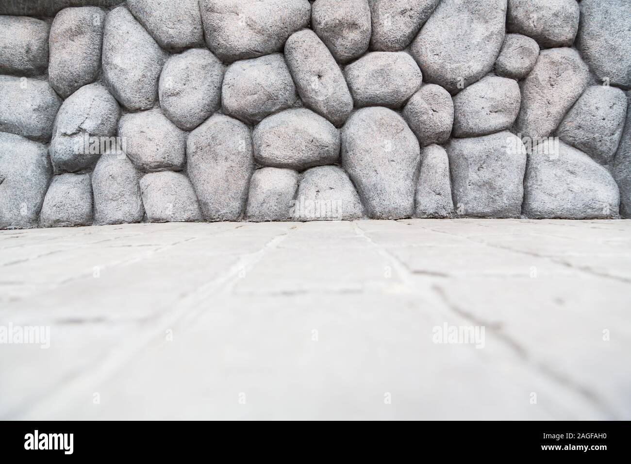Round rocks forming an interesting pattern or structure Stock Photo - Alamy