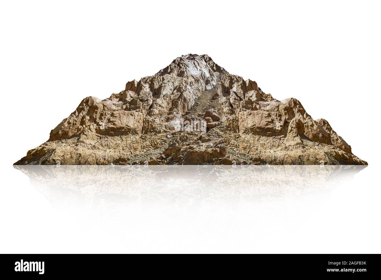 mountain isolated on White background Stock Photo - Alamy