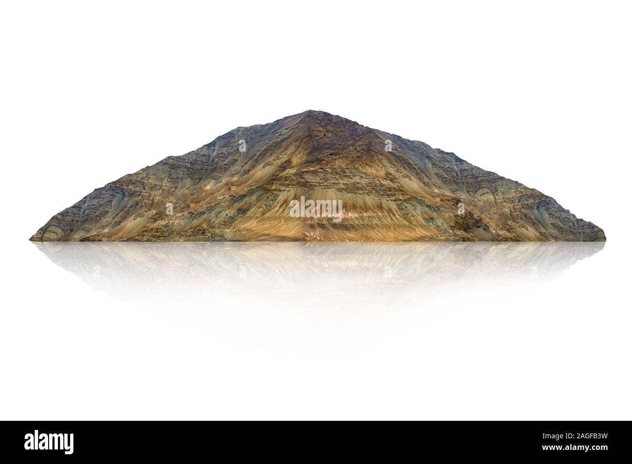 mountain isolated on White background Stock Photo - Alamy