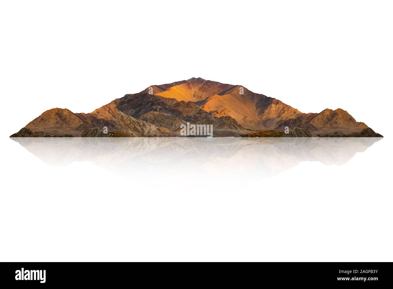 mountain isolated on White background Stock Photo - Alamy