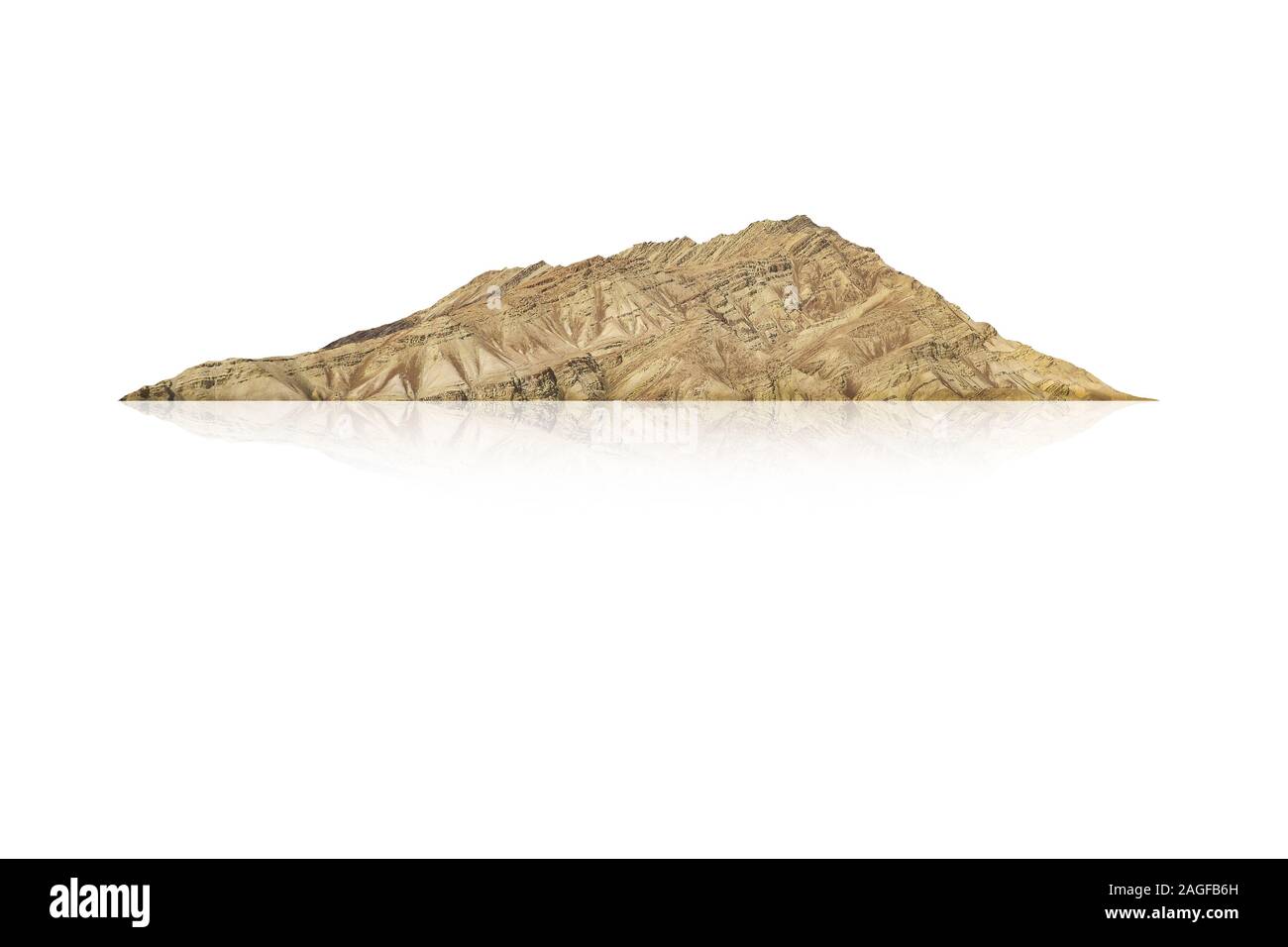 mountain isolated on White background Stock Photo - Alamy