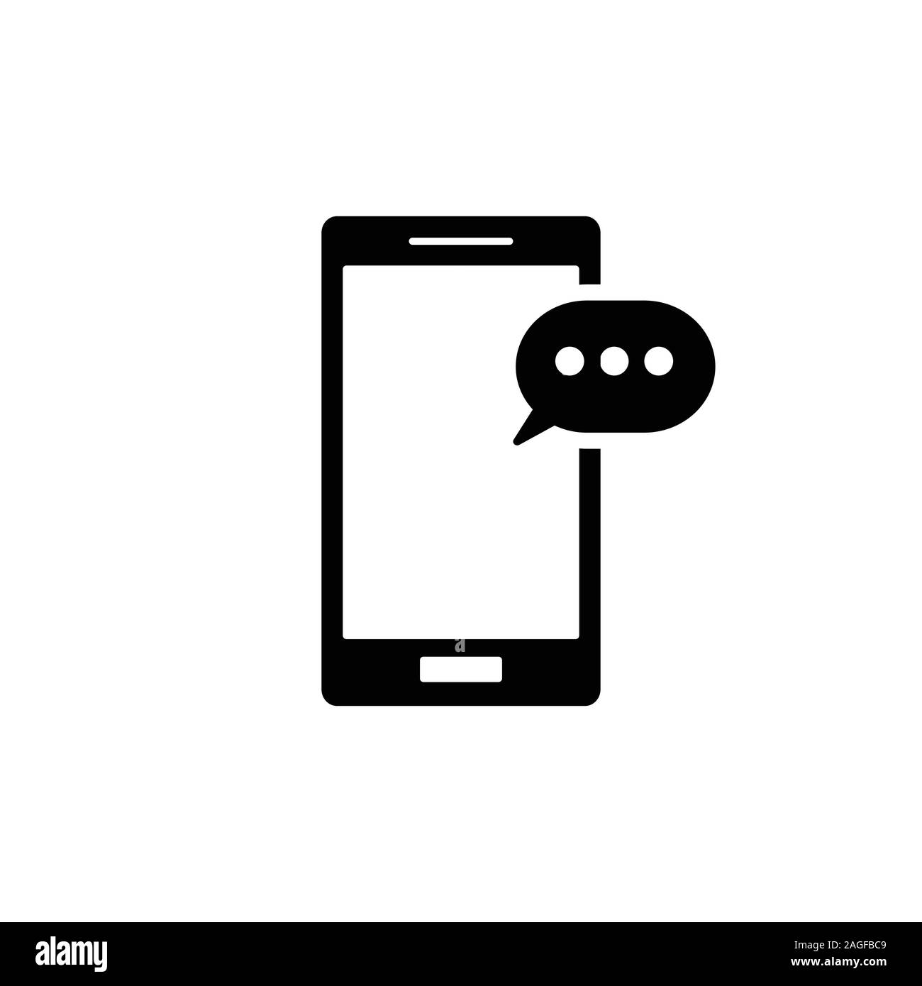 Phone icon eps Black and White Stock Photos & Images - Alamy