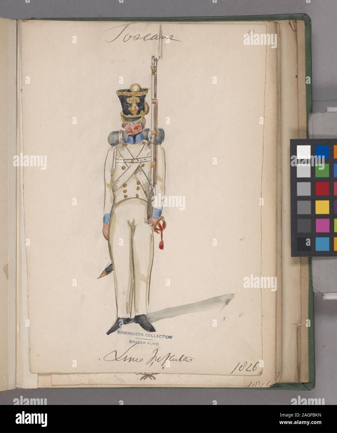 Italy Italian soldier. Tuscany, 1810-1846.; Italy Italian soldier ...