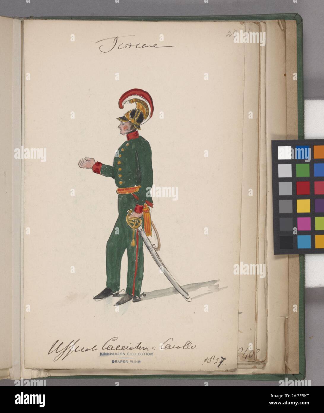Italy Italian soldier. Tuscany, 1810-1846.; Italy Italian soldier ...