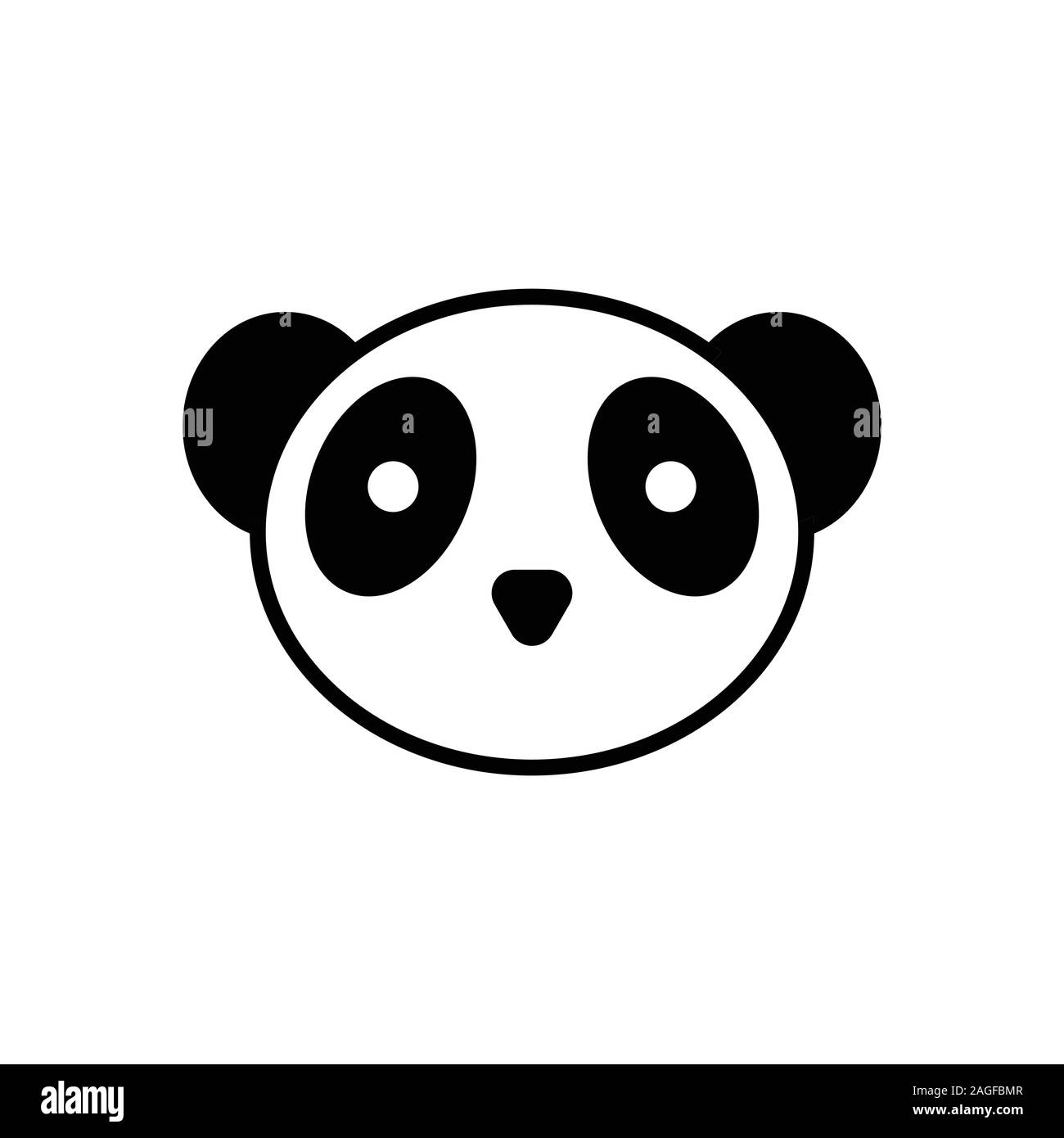Panda eyes vector vectors hi-res stock photography and images - Alamy