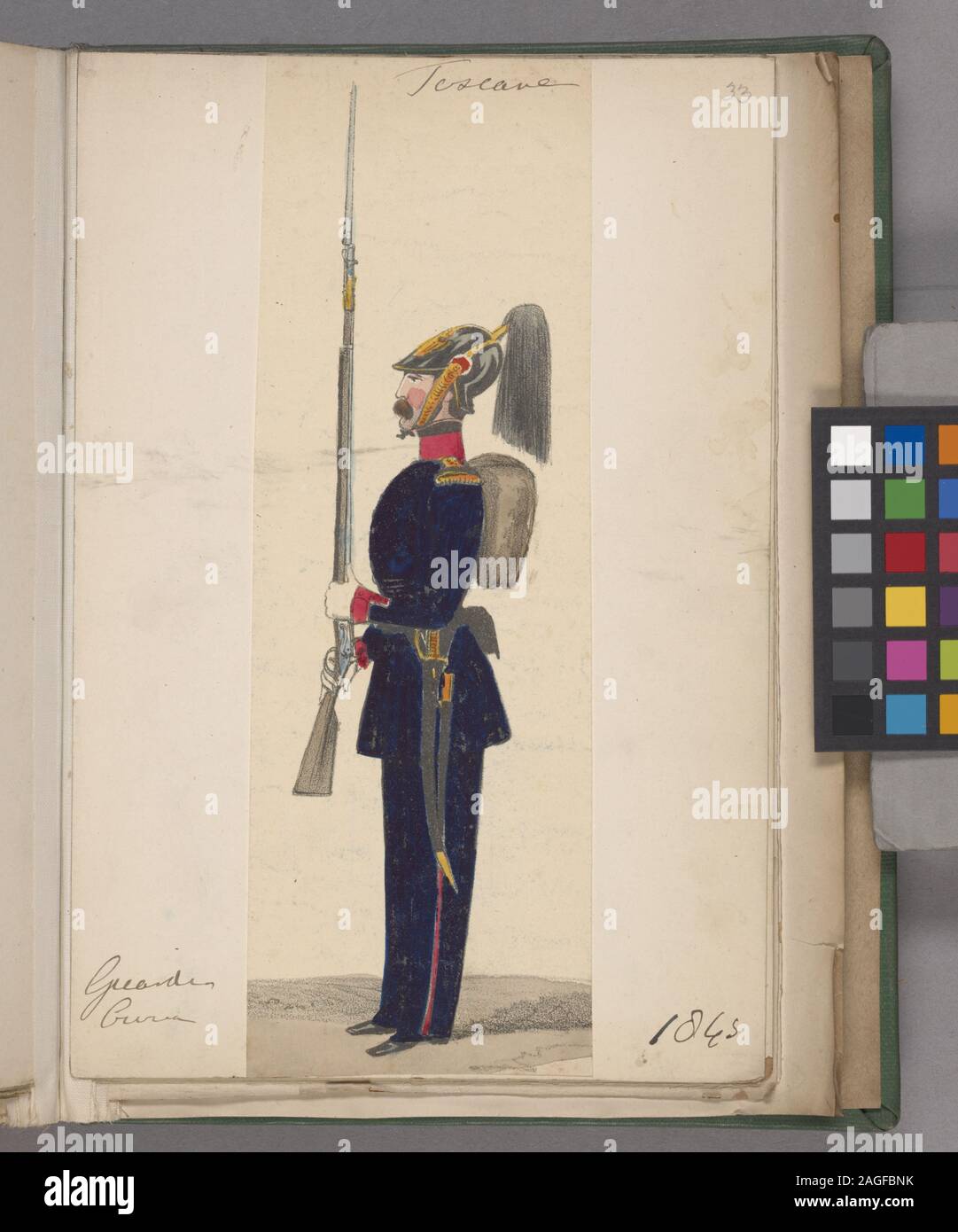 Italy Italian soldier. Tuscany, 1810-1846.; Italy Italian soldier ...