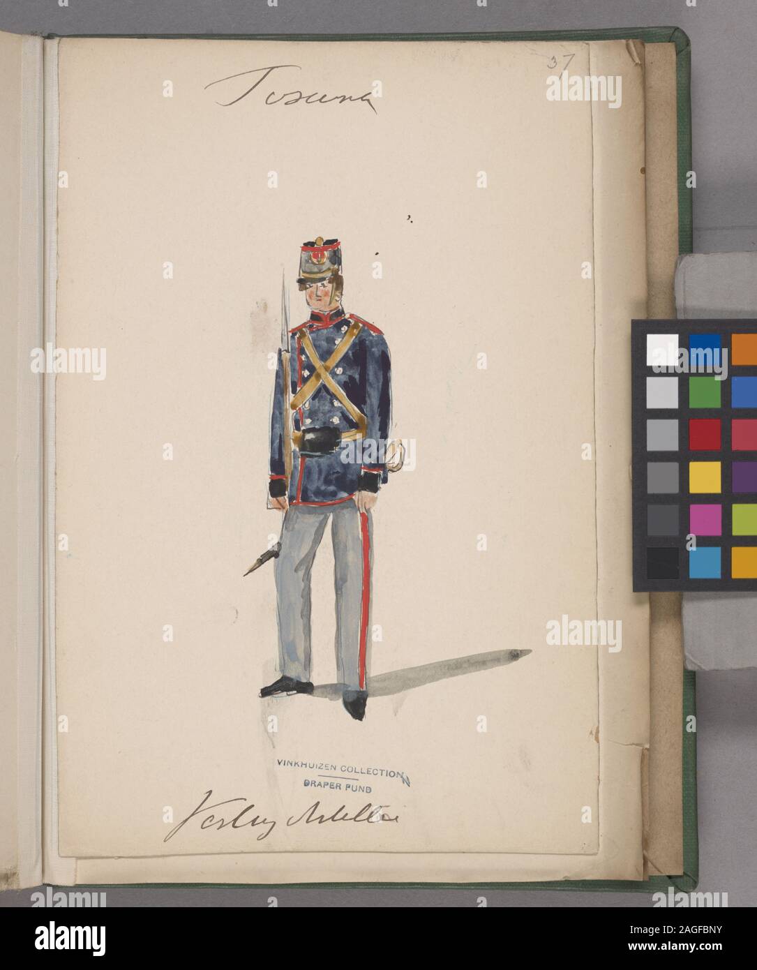 Italy Italian soldier. Tuscany, 1810-1846.; Italy Italian soldier ...