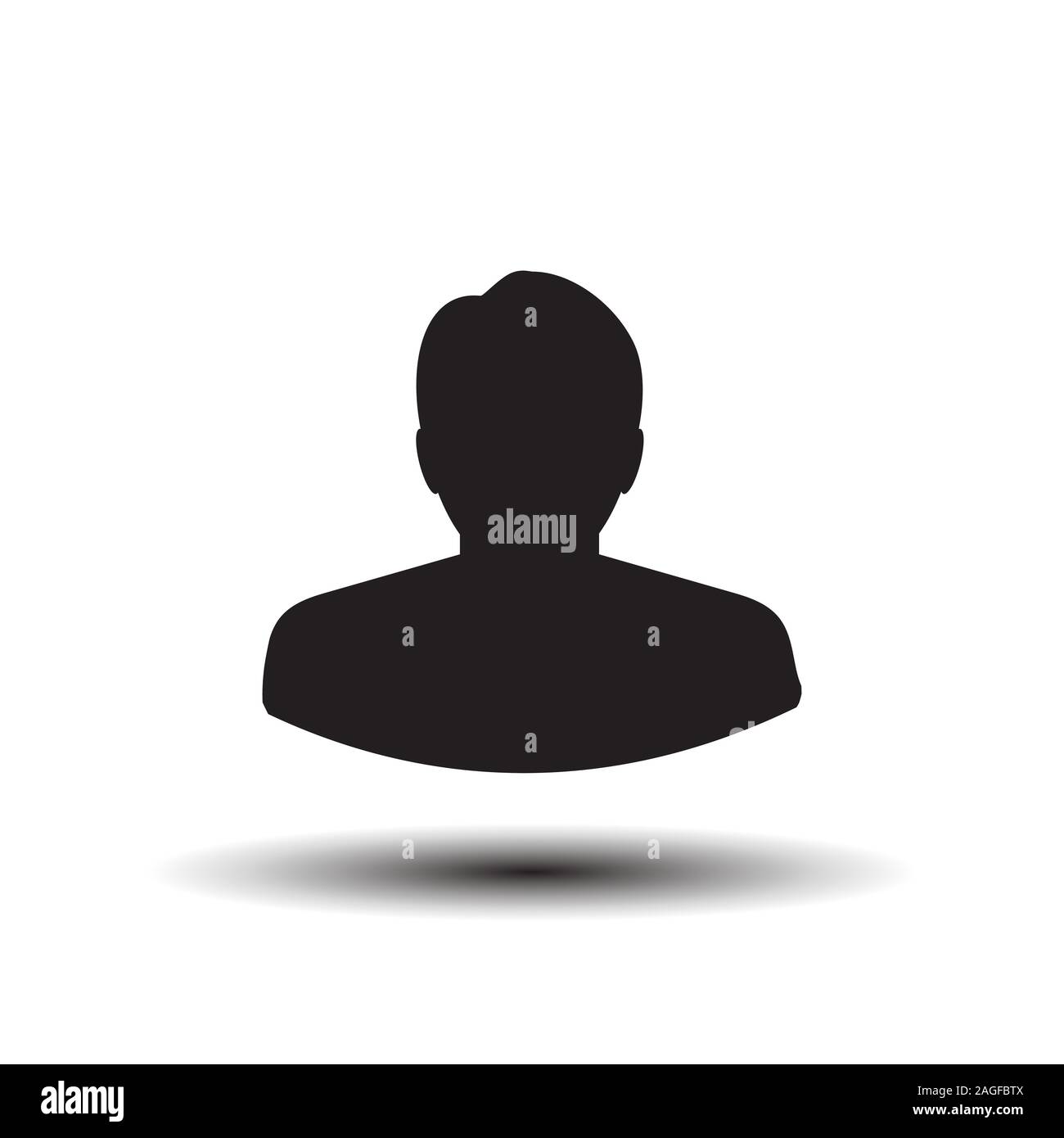 Man icon vector illustration isolated on white background. eps 10 Stock ...