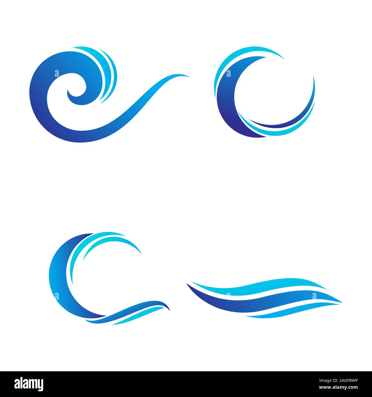Wave symbol Stock Vector Images - Alamy