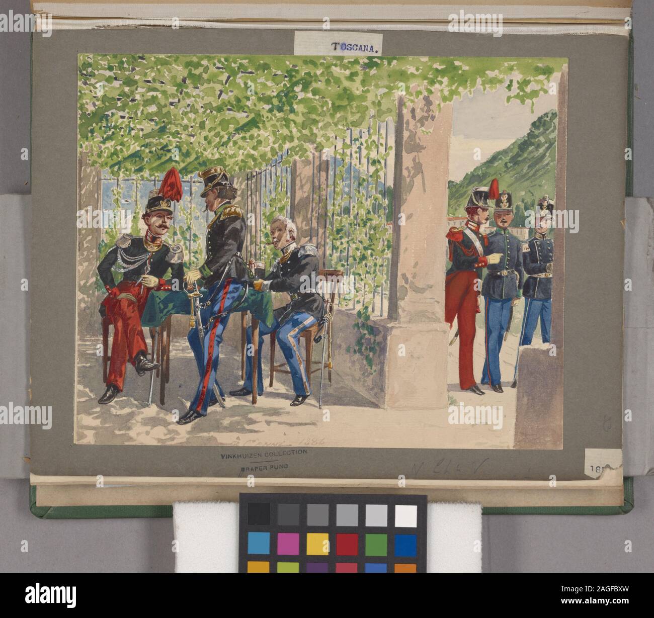 Italy Italian soldier. Tuscany, 1848-1852.; Italy Italian soldier ...