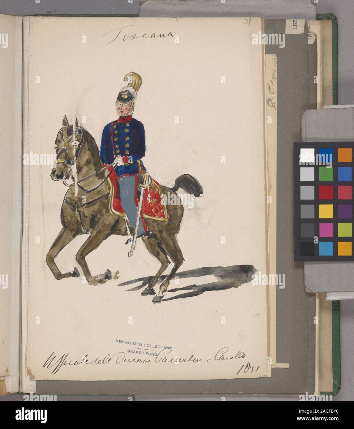 Italy Italian soldier. Tuscany, 1848-1852.; Italy Italian soldier ...