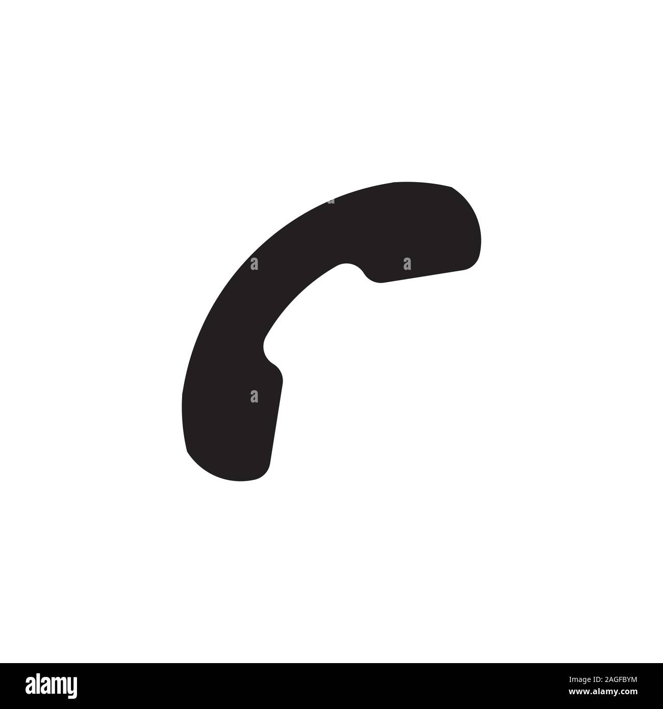 phone vector icon. phone sign on white background. phone icon for web ...