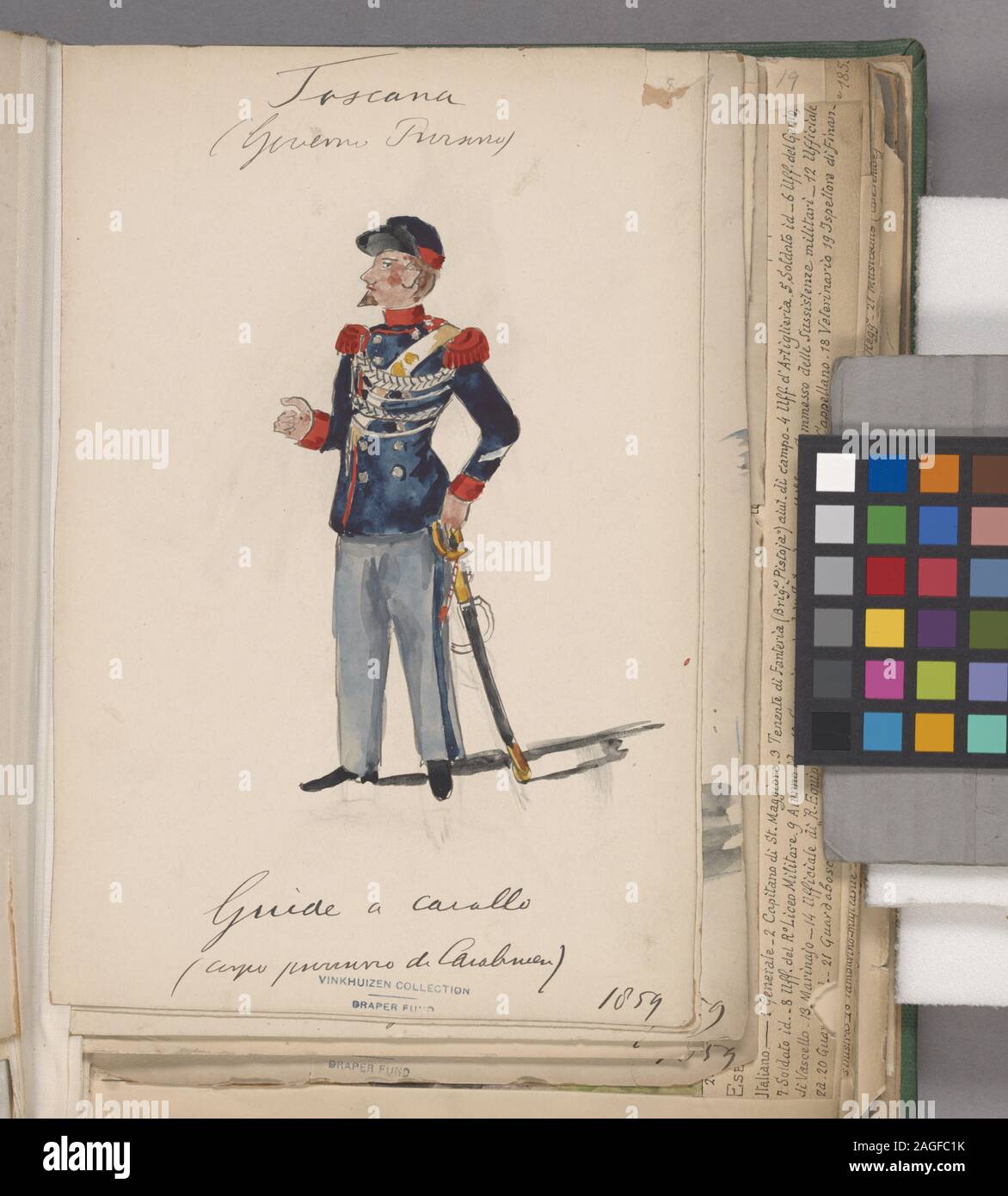 Italy Italian soldier. Tuscany, 1859-1880.; Italy Italian soldier ...