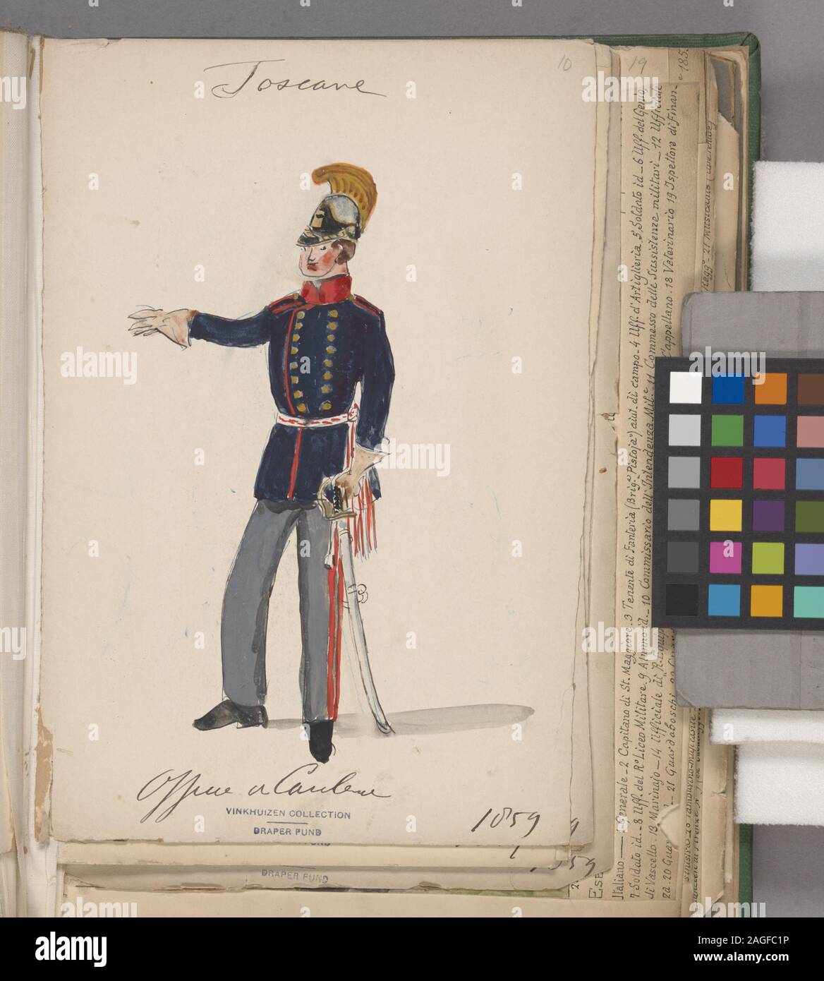 Italy Italian soldier. Tuscany, 1859-1880.; Italy Italian soldier ...
