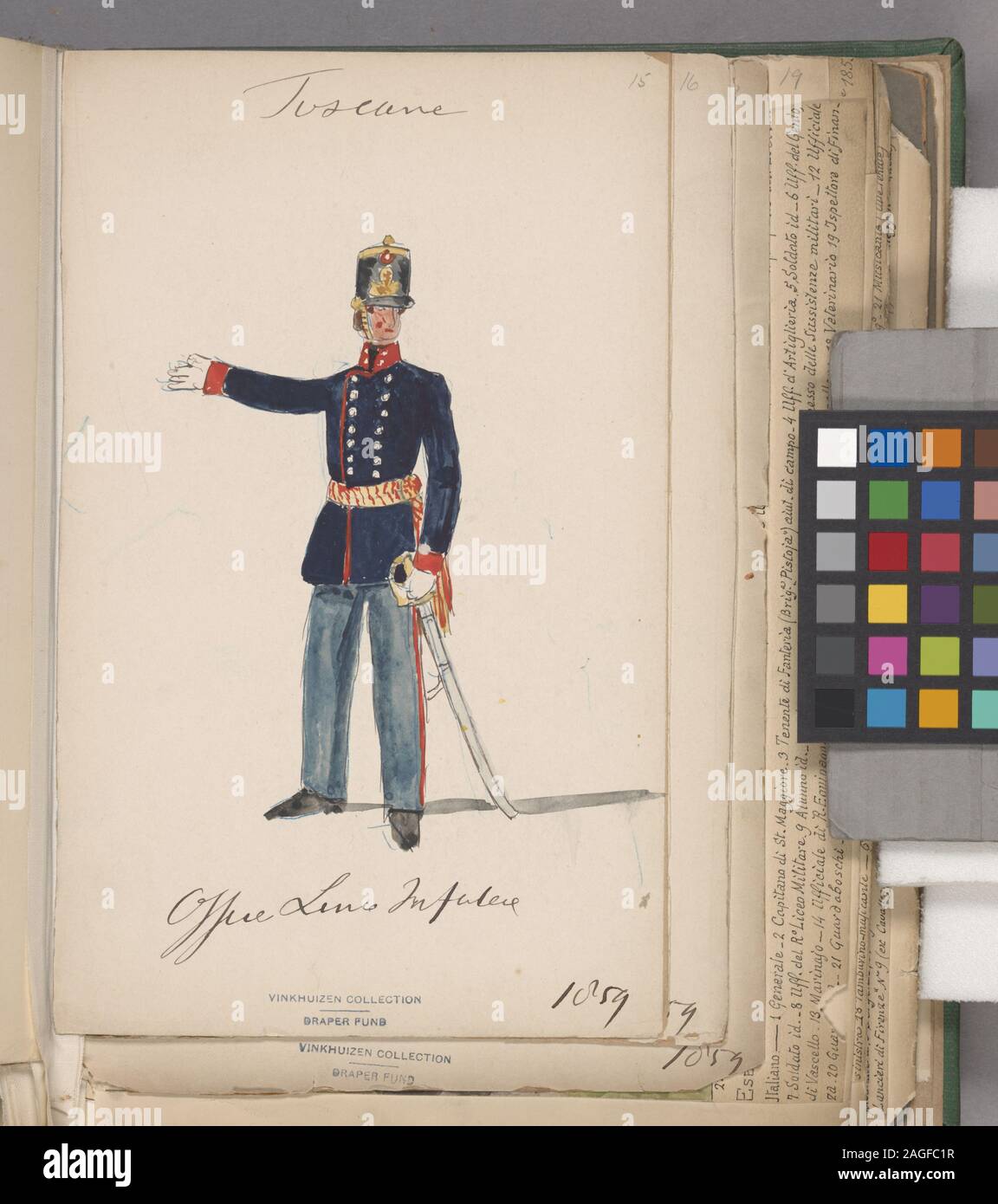Italy Italian soldier. Tuscany, 1859-1880.; Italy Italian soldier ...
