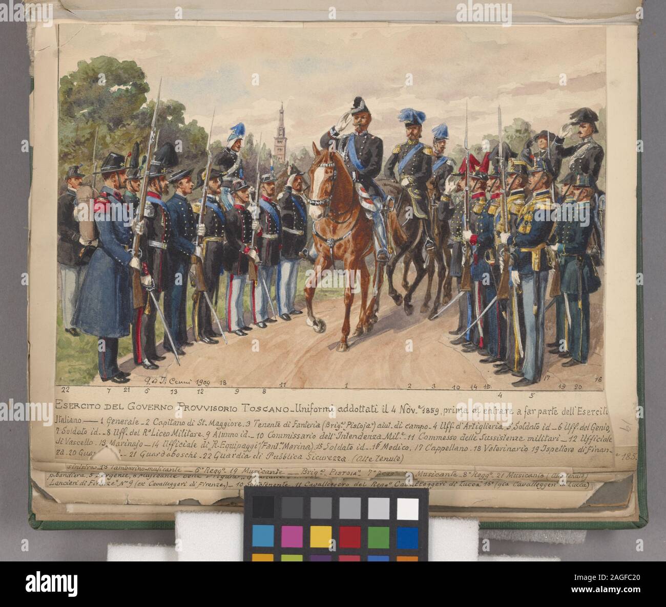 Italy Italian soldier. Tuscany, 1859-1880.; Italy Italian soldier ...