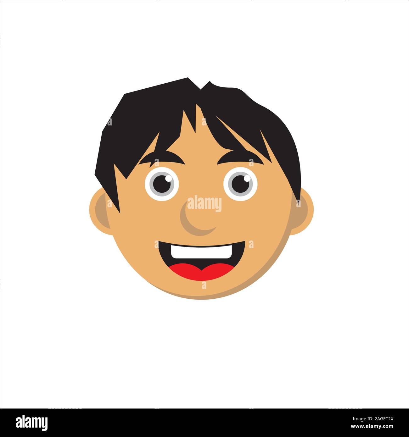 Smiley cartoon characters background Stock Vector Images - Alamy