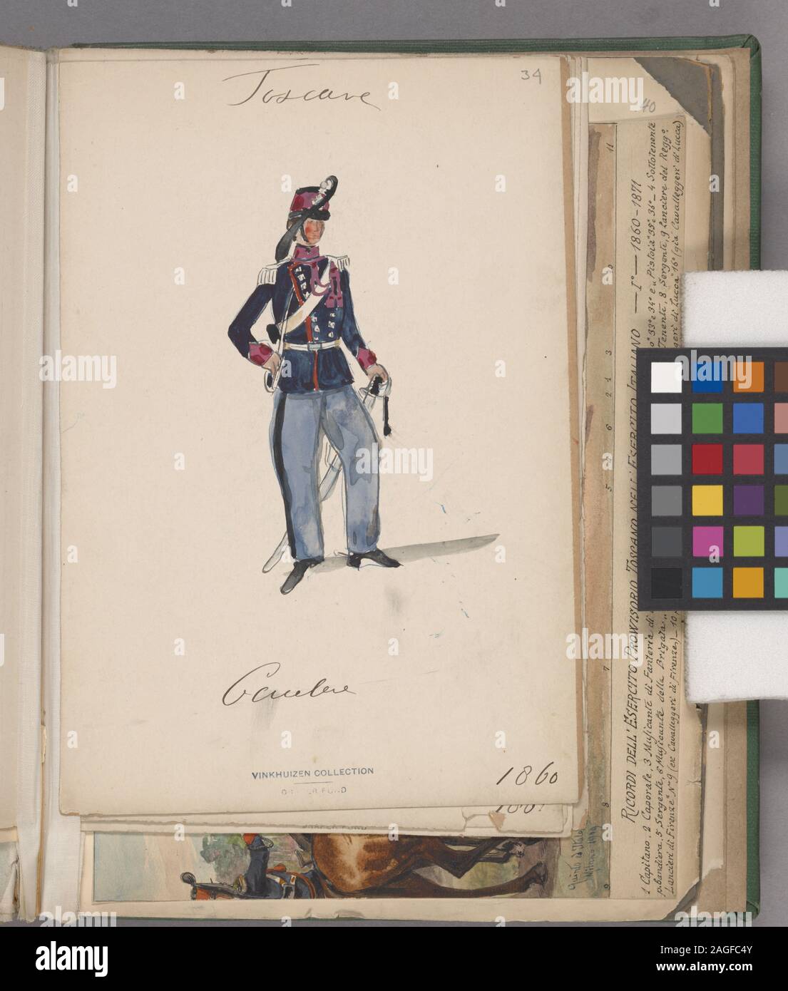 Italy Italian soldier. Tuscany, 1859-1880.; Italy Italian soldier ...