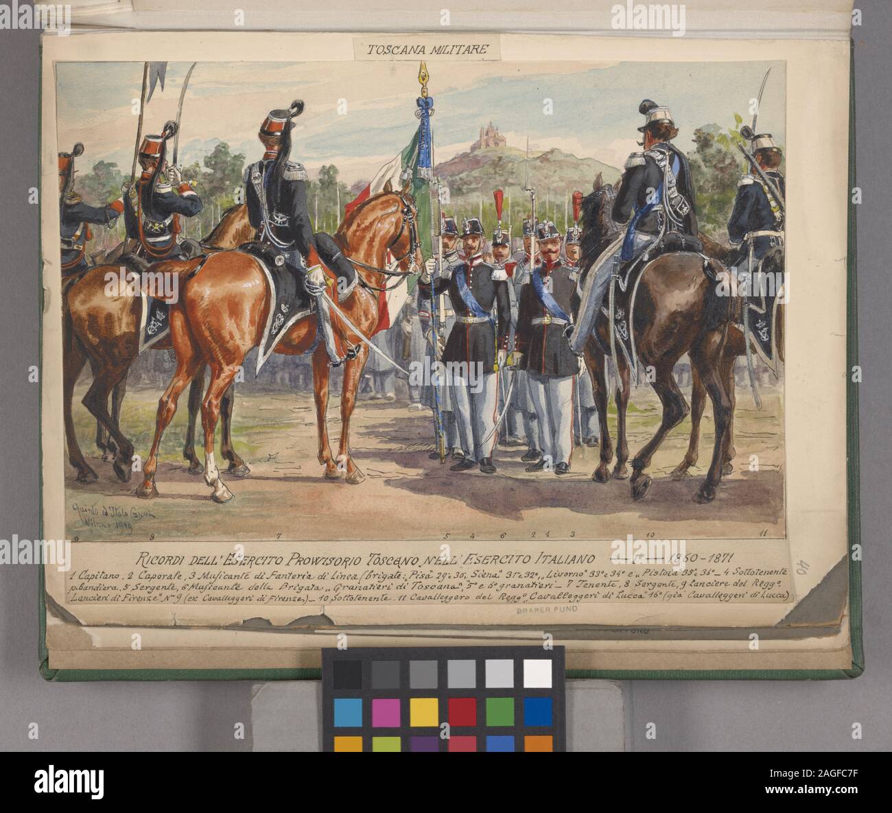 Italy Italian soldier. Tuscany, 1859-1880.; Italy Italian soldier ...