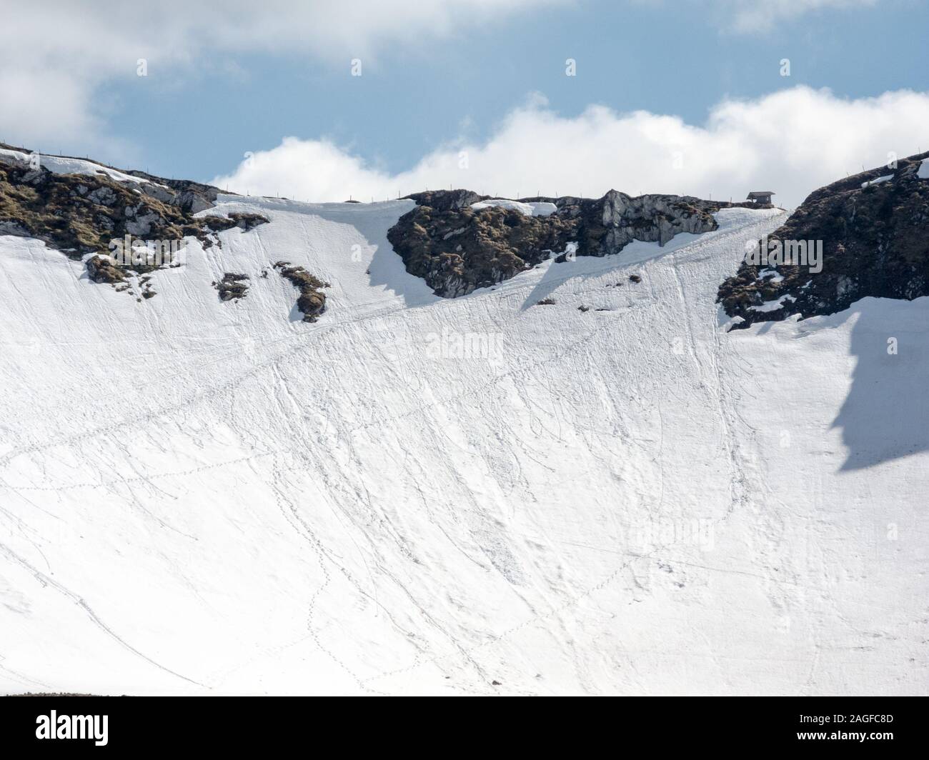 Swiss alps an avalanche hi-res stock photography and images - Alamy