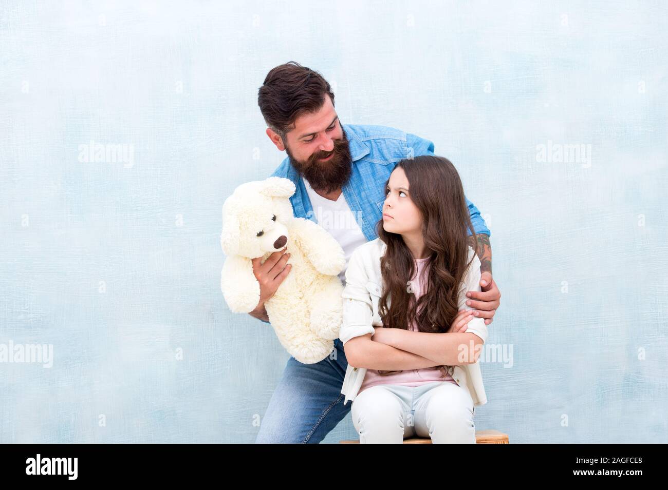 Conflict resolution. Family conflict. Conflict between father and ...