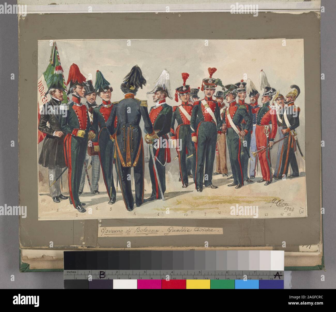 Italy Italian soldier, 1796-1797; Italy Italian soldier, 1796-1797 ...