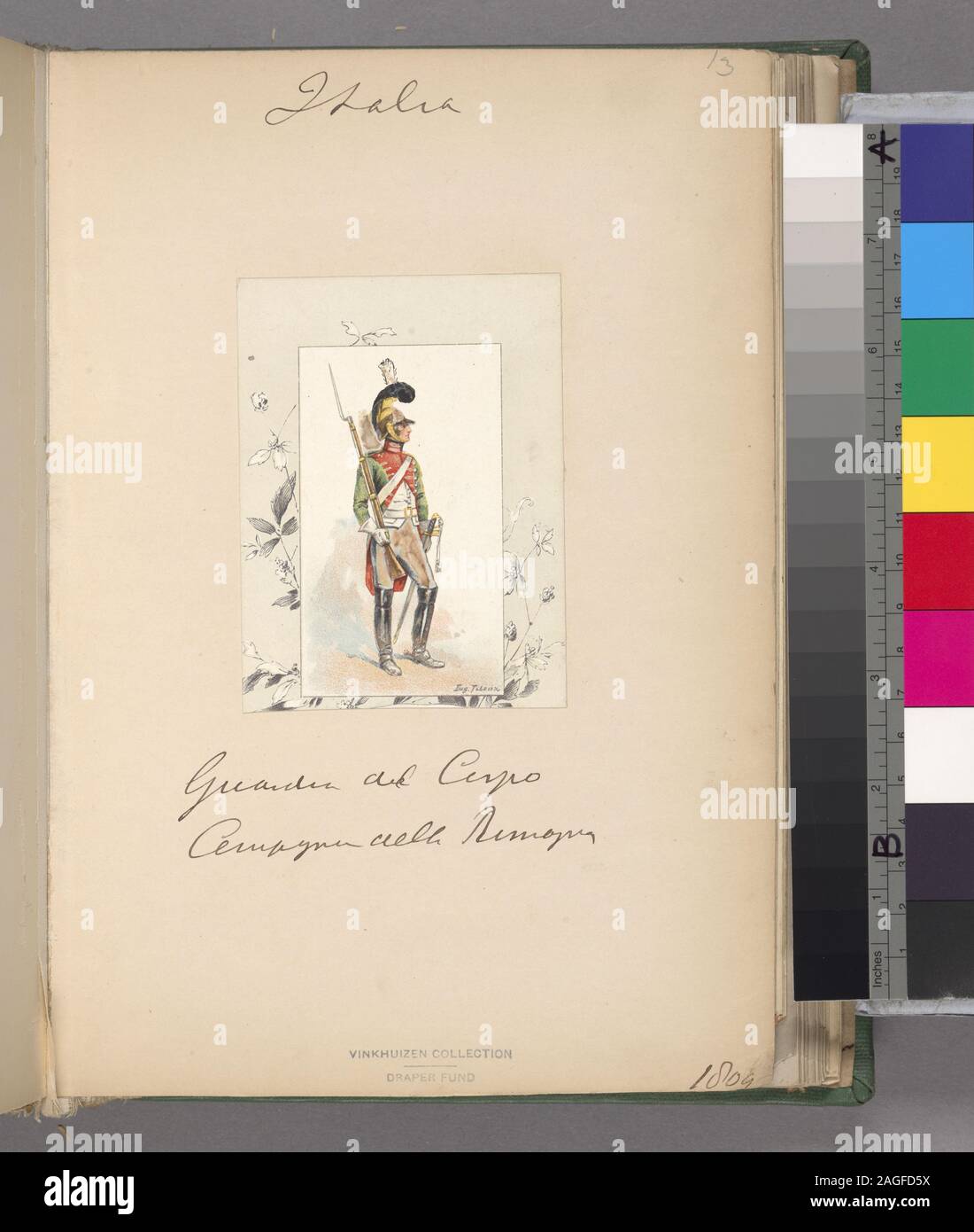 Italy Italian soldier, 1809-1810; Italy Italian soldier, 1809-1810 ...