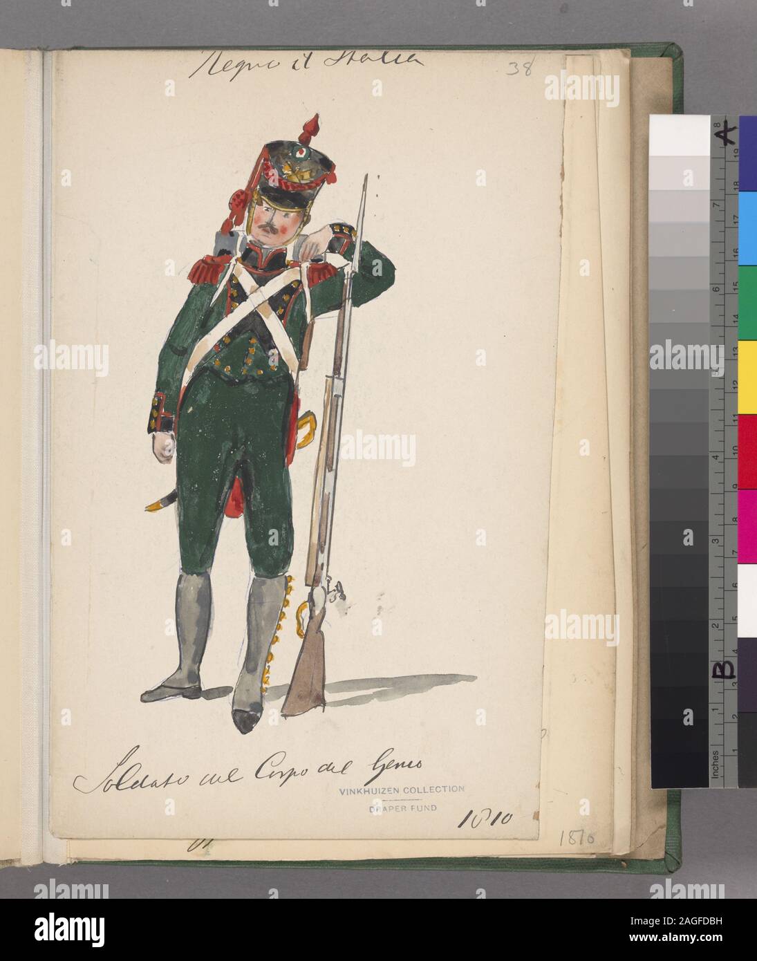 Italy Italian soldier, 1809-1810; Italy Italian soldier, 1809-1810 ...