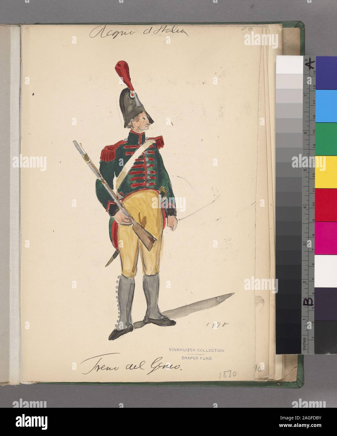 Italy Italian soldier, 1809-1810; Italy Italian soldier, 1809-1810 ...