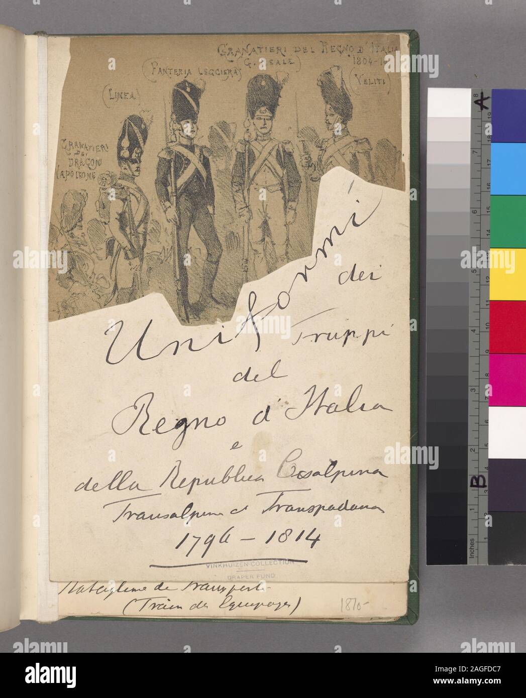 Italy Italian soldier, 1810; Italy Italian soldier, 1810 Stock Photo ...