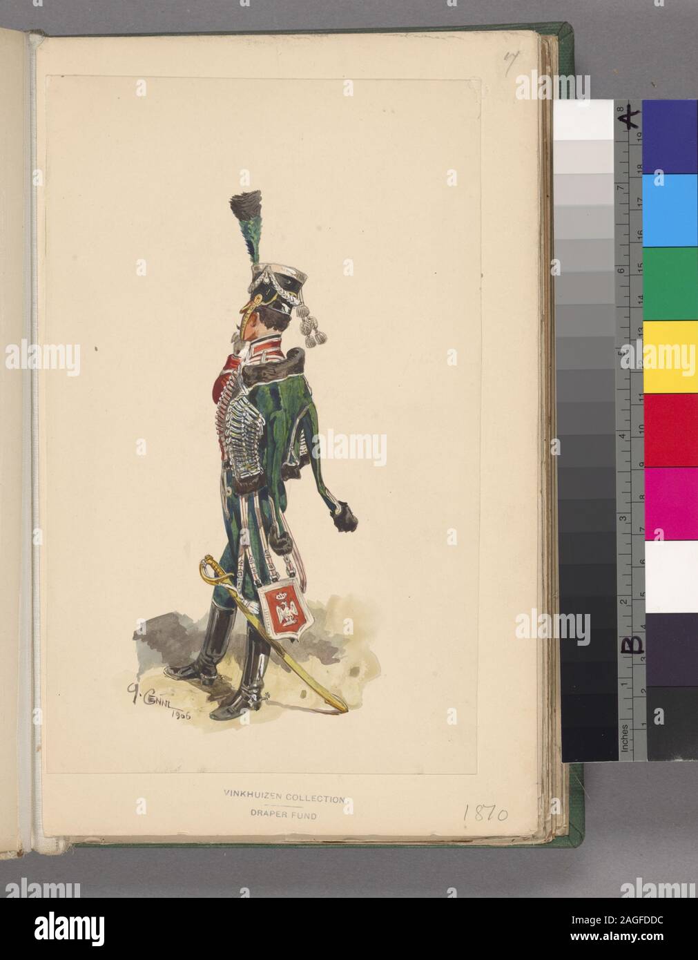 Italy Italian soldier, 1810; Italy Italian soldier, 1810 Stock Photo ...