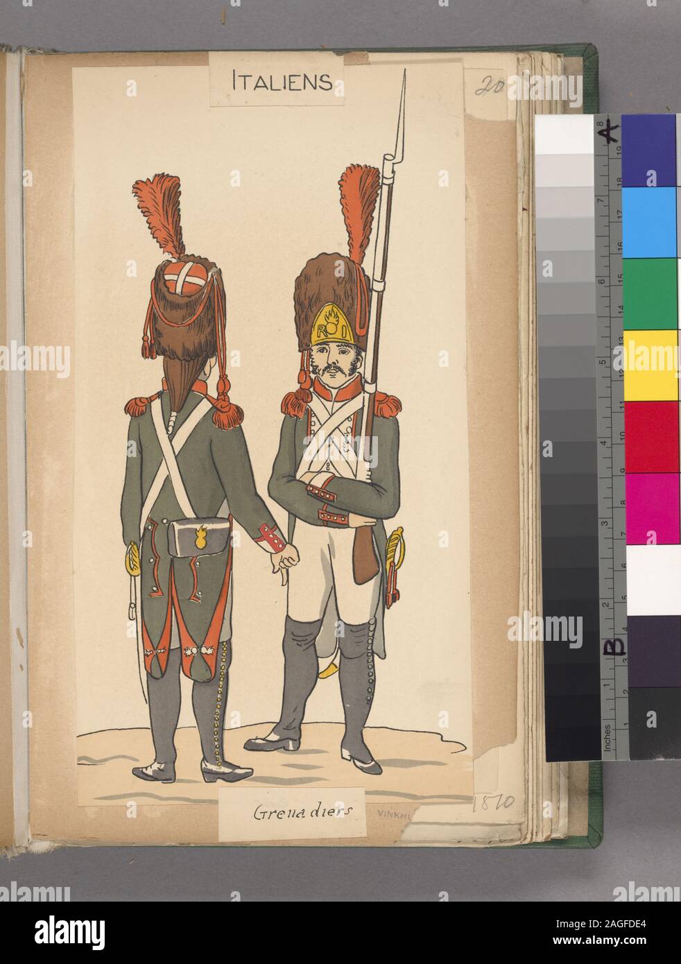 Italy Italian soldier, 1810; Italy Italian soldier, 1810 Stock Photo ...