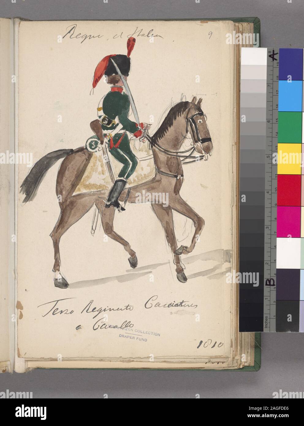 Italy Italian soldier, 1810; Italy Italian soldier, 1810 Stock Photo ...