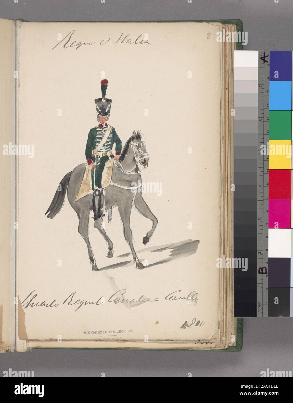 Italy Italian soldier, 1810; Italy Italian soldier, 1810 Stock Photo ...