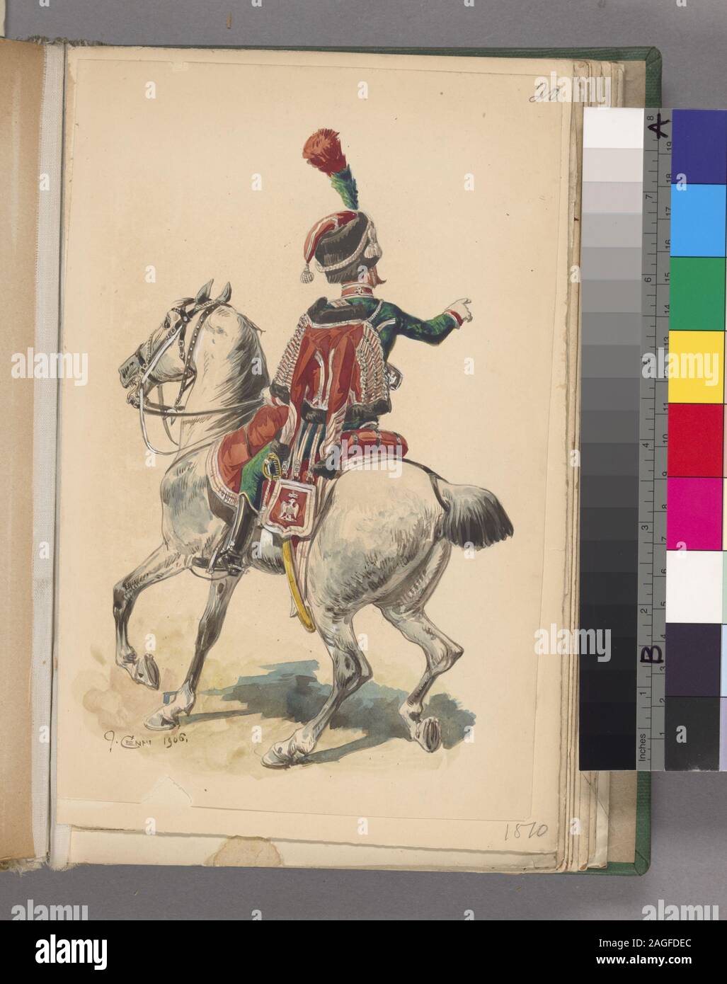 Italy Italian soldier, 1810; Italy Italian soldier, 1810 Stock Photo ...