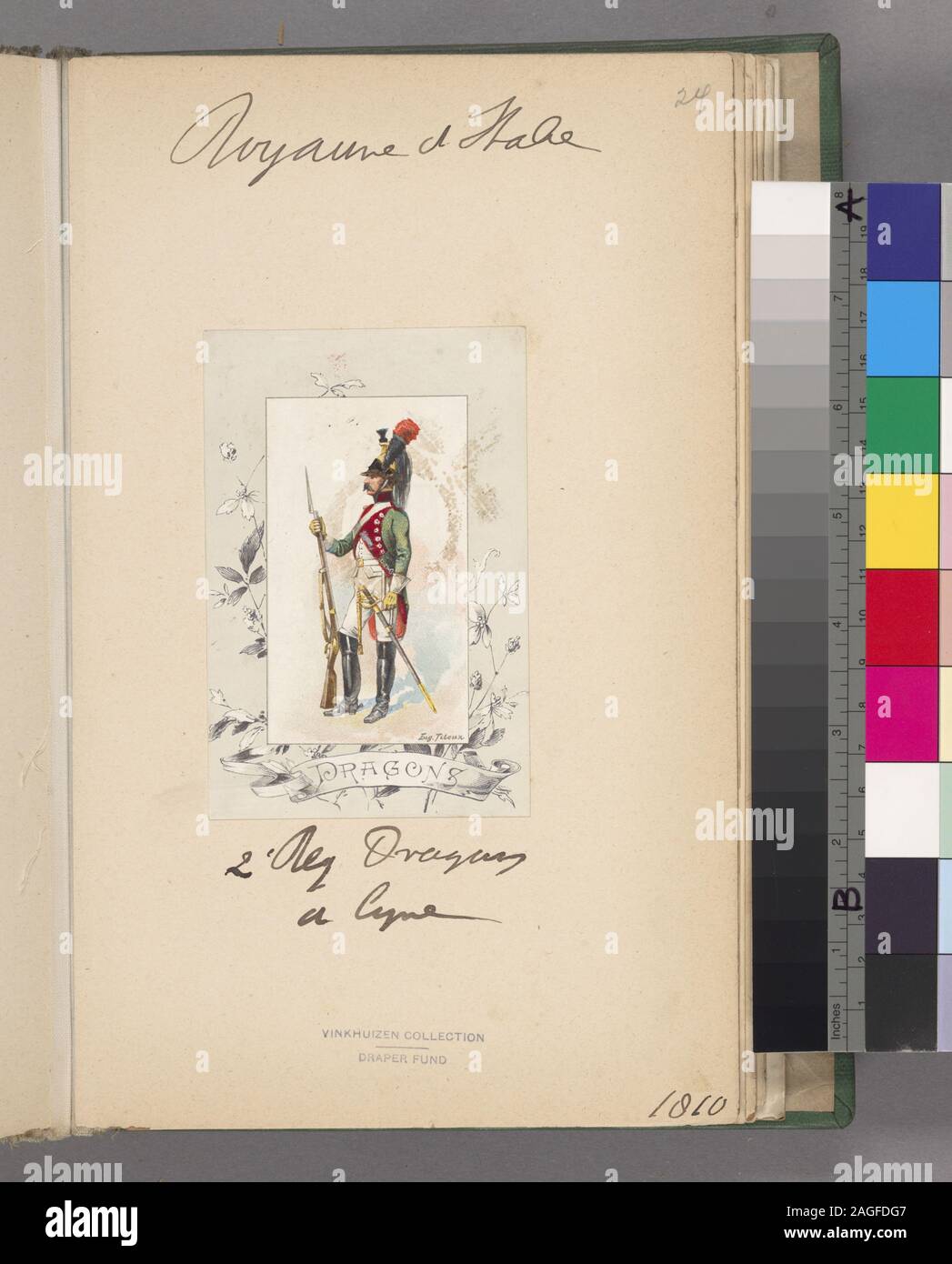 Italy Italian soldier, 1810; Italy Italian soldier, 1810 Stock Photo ...