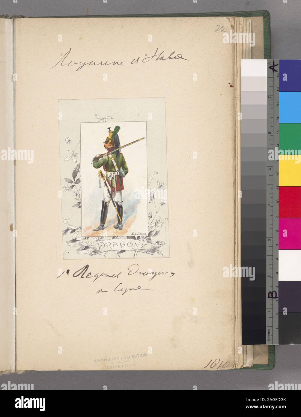 Italy Italian soldier, 1810; Italy Italian soldier, 1810 Stock Photo ...