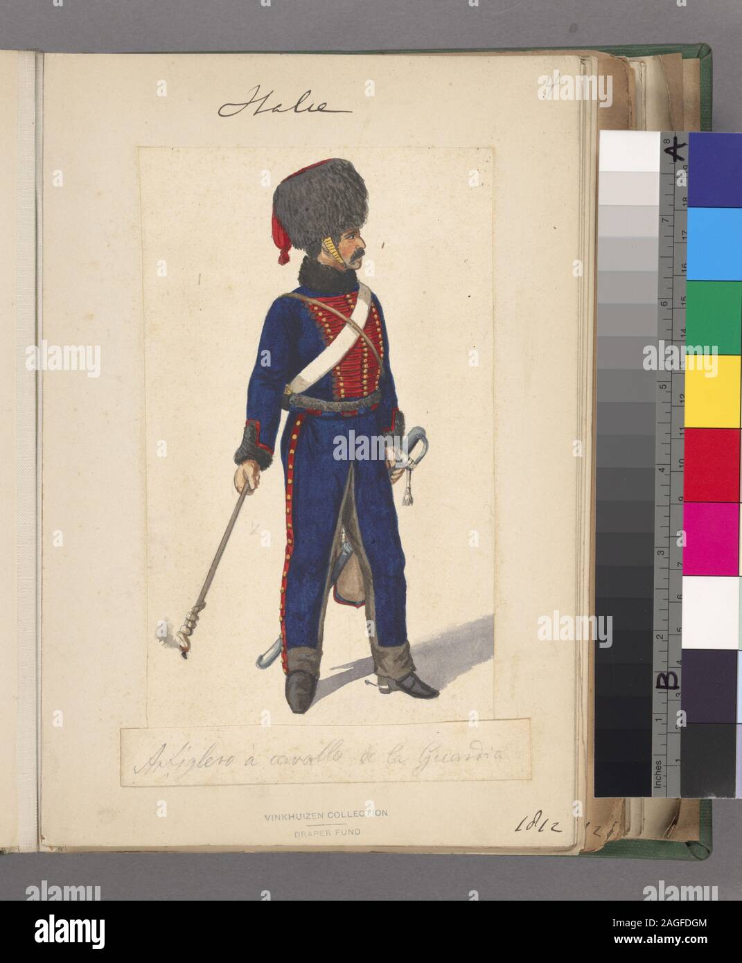Italy Italian soldier, 1812; Italy Italian soldier, 1812 Stock Photo ...