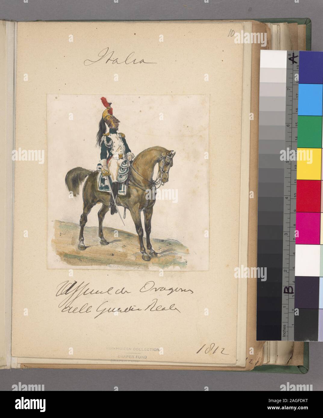 Italy Italian soldier, 1812; Italy Italian soldier, 1812 Stock Photo ...