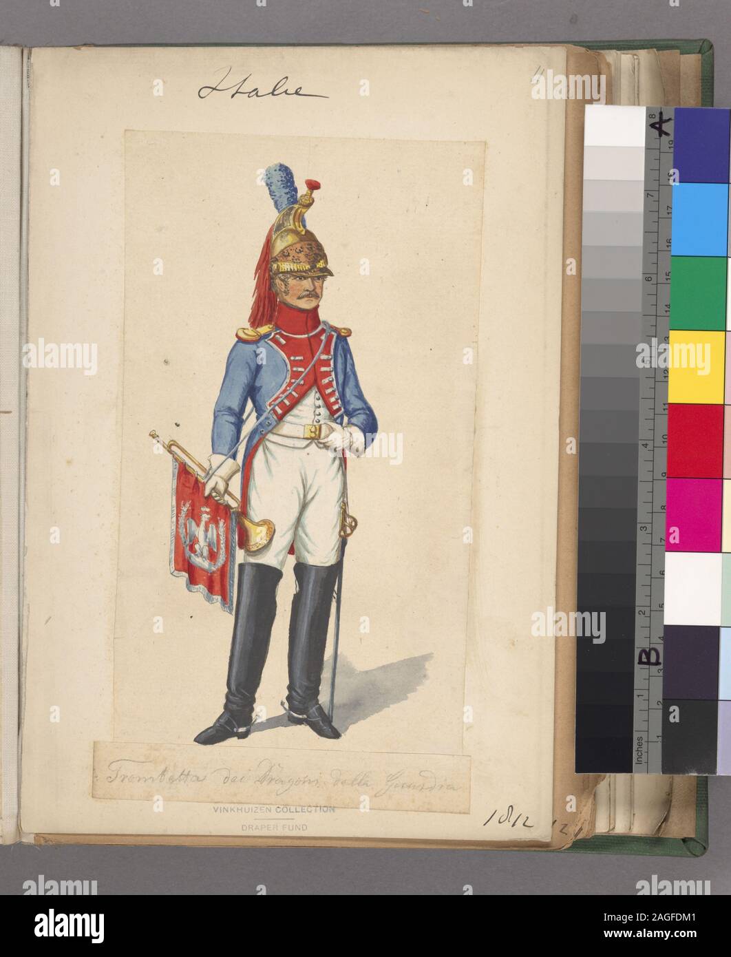 Italy Italian soldier, 1812; Italy Italian soldier, 1812 Stock Photo ...
