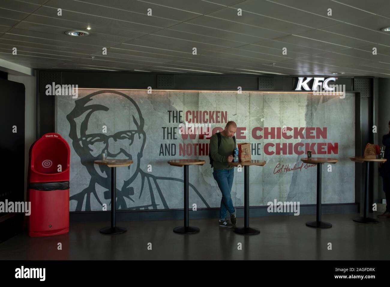 Airport billboard food hi-res stock photography and images - Alamy