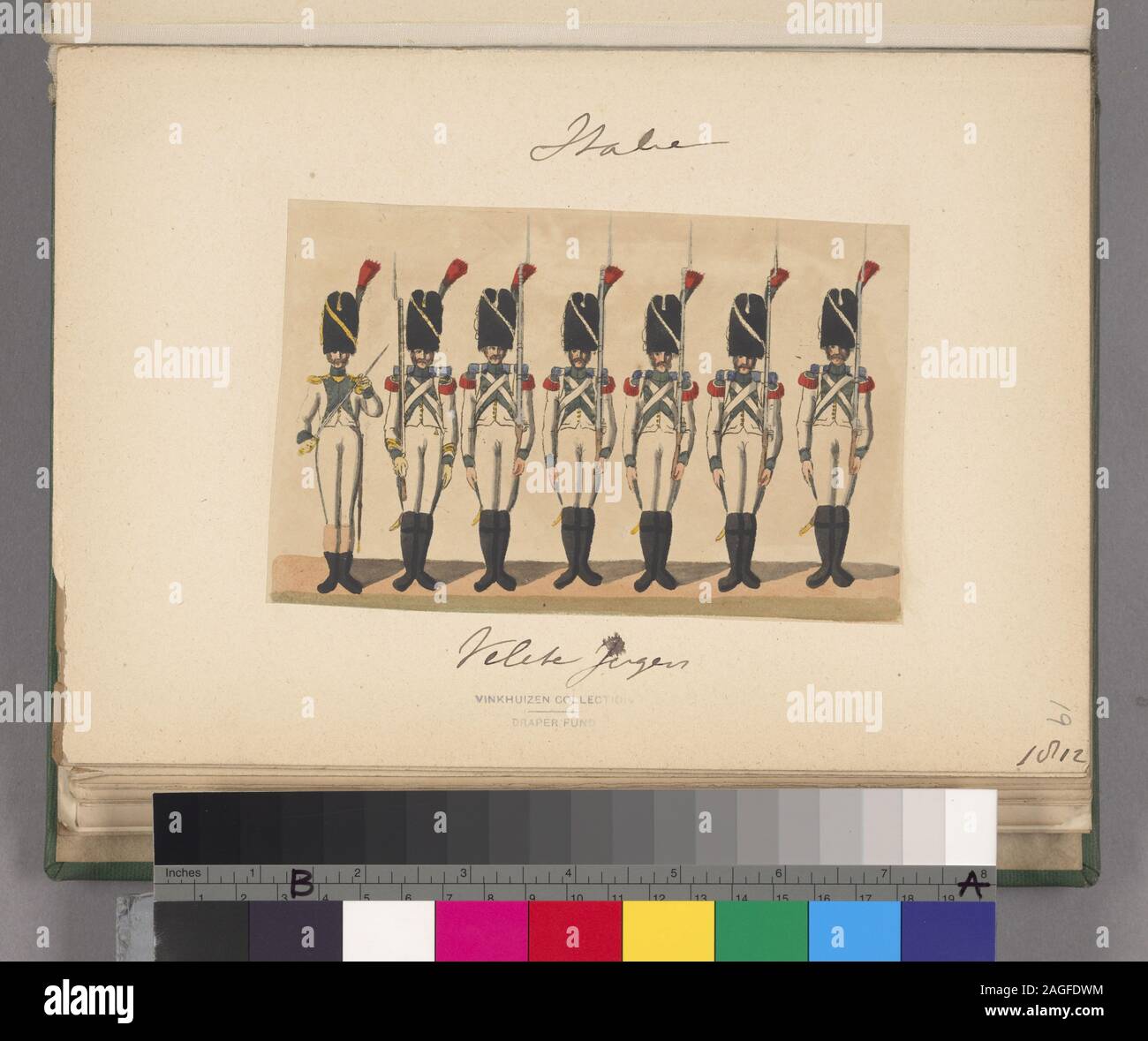 Italy Italian soldier, 1812; Italy Italian soldier, 1812 Stock Photo ...