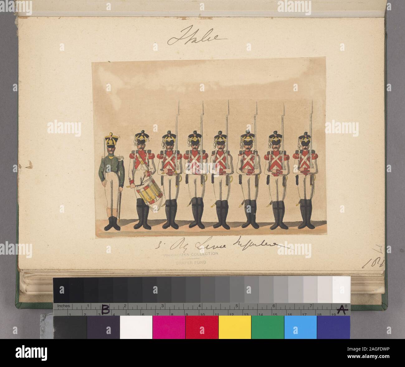 Italy Italian soldier, 1812; Italy Italian soldier, 1812 Stock Photo ...