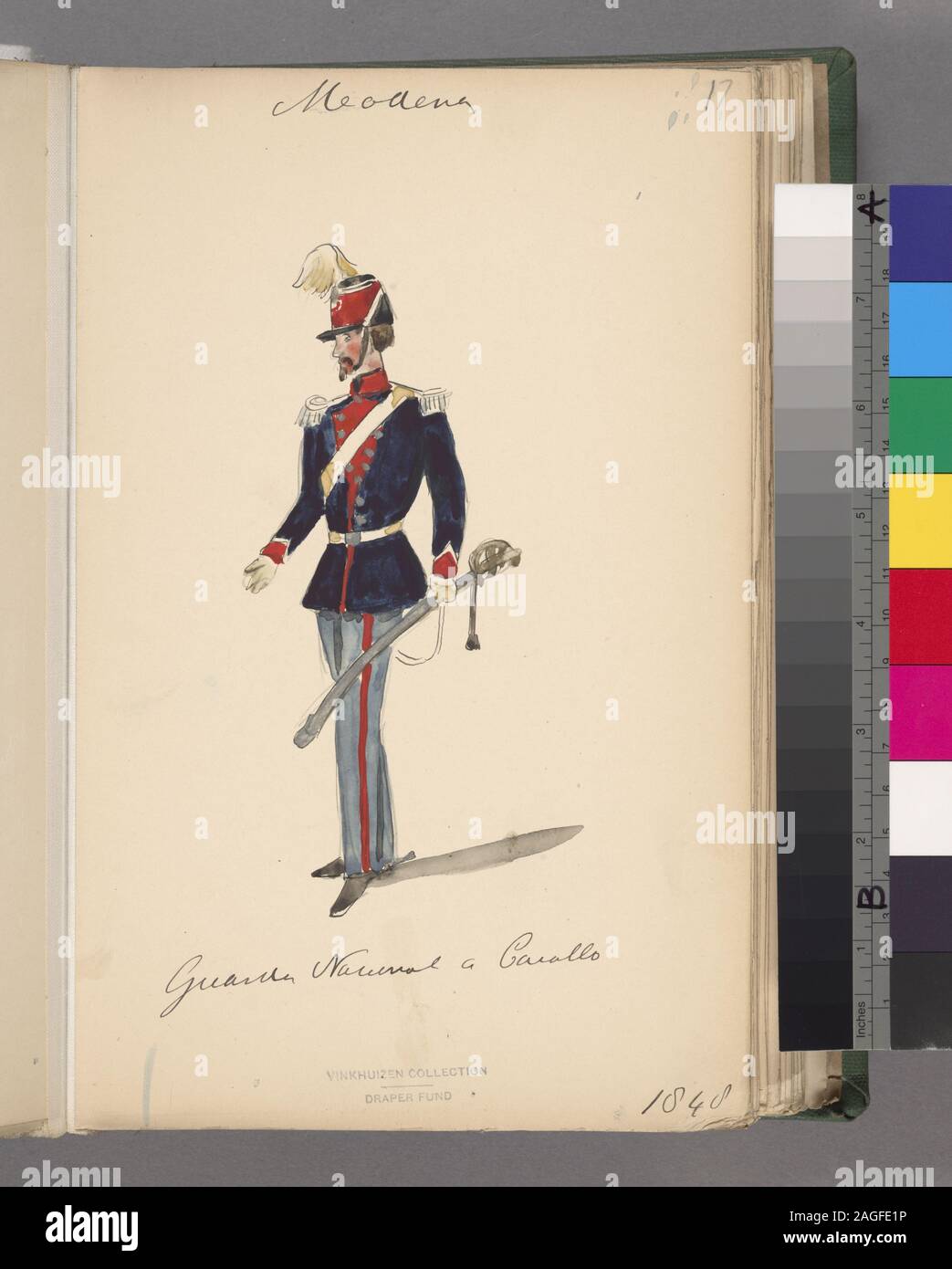 Italy Italian soldier, 1848; Italy Italian soldier, 1848 Stock Photo ...