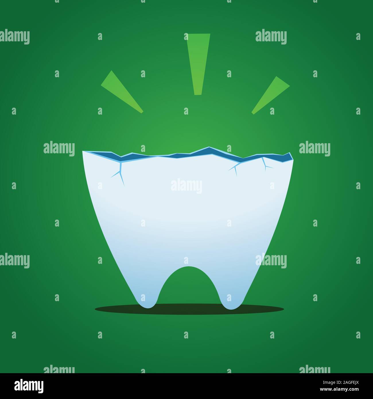 Broken tooth Stock Vector Images - Alamy